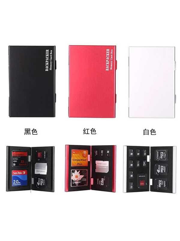 er Digital Storage Bag Phone TF Card Storage Box Organizer CF Digital ...