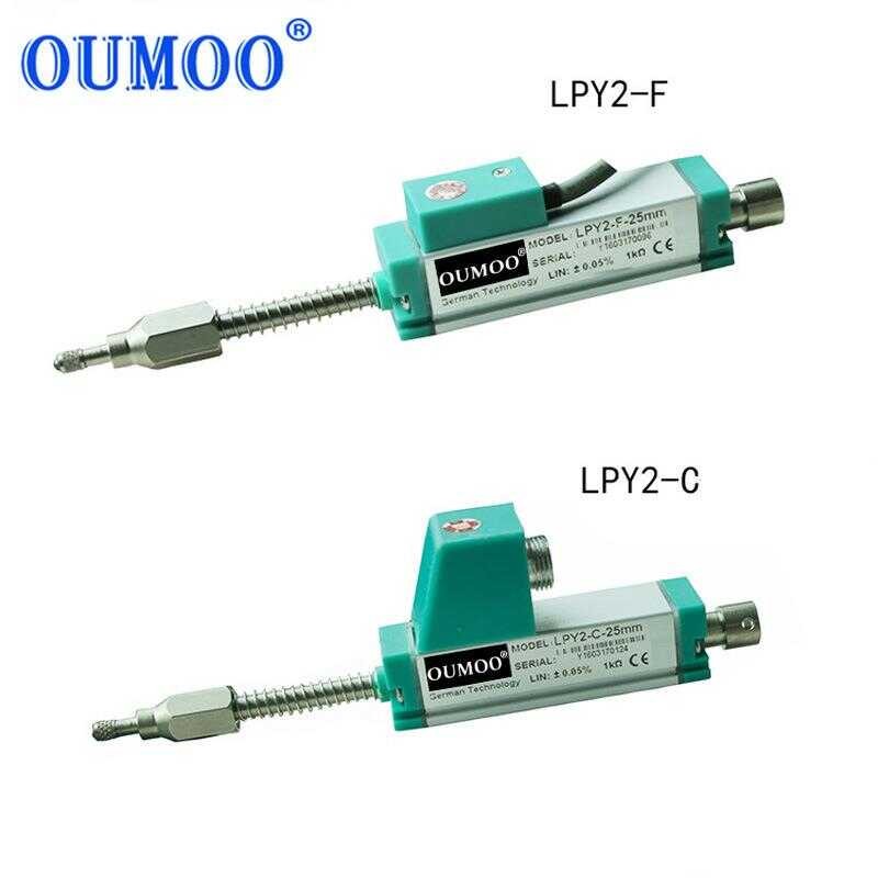 LPY2 Miniature Spring Self-Reset Series Displacement Sensor 50mm Linear ...