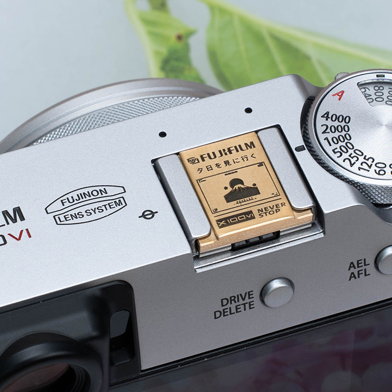 Metal Brass Camera Hot Shoe Protect Cover Cap For Fujifilm Fuji X100V ...