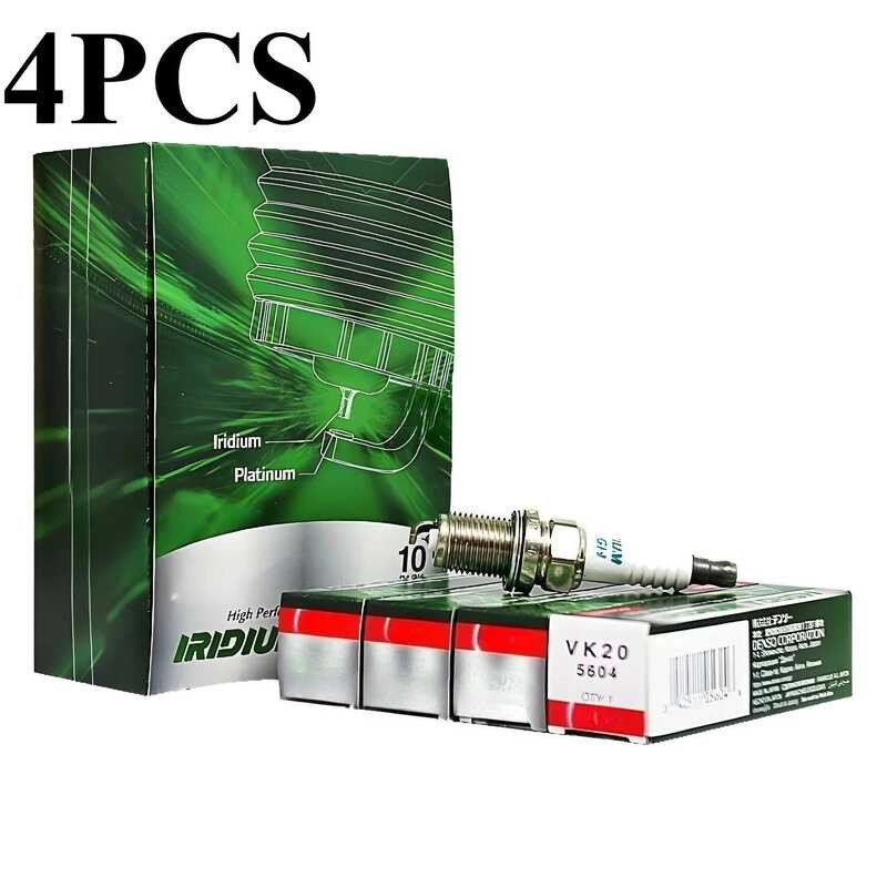 4pcs VK20 5604 Iridium SparK Plug Honda for Nissan PK20R-P8 SK20PR-F8 ...