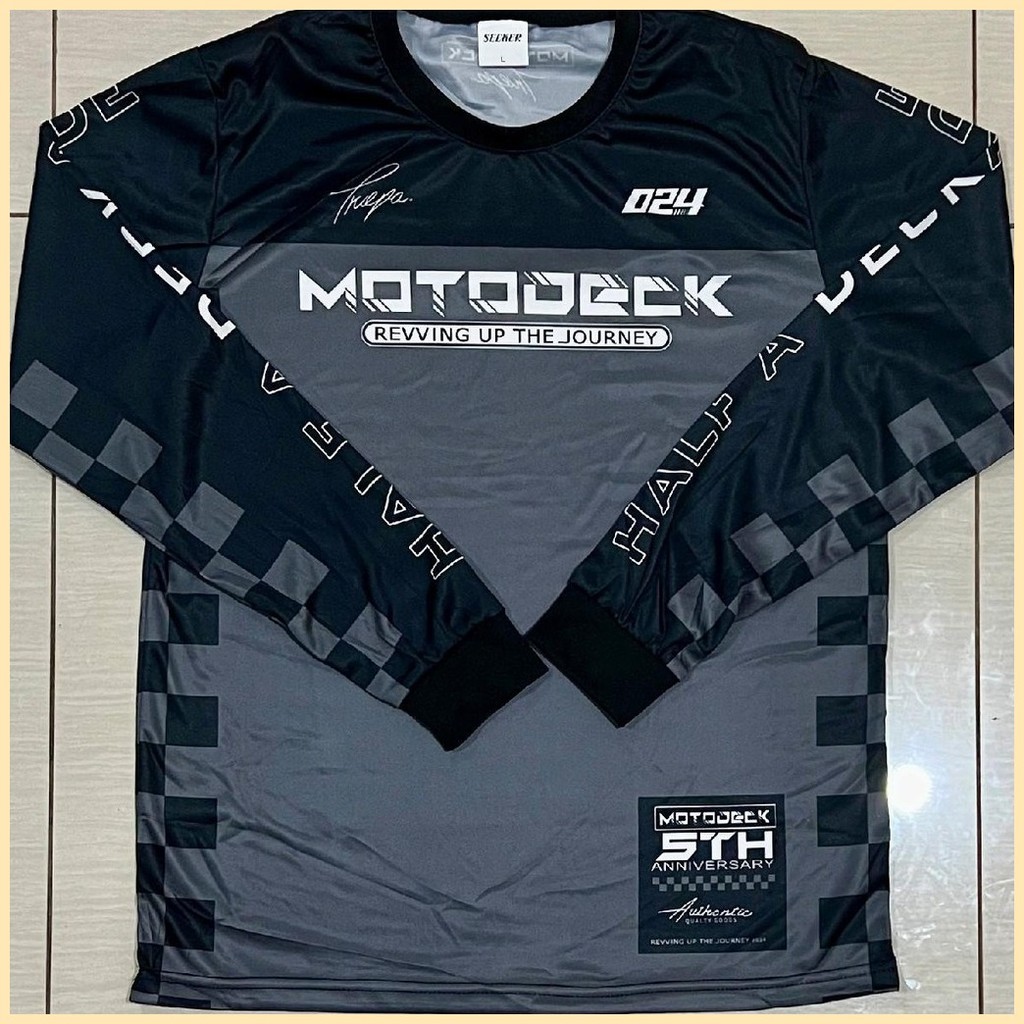 ♨ MOTODECK LONGSLEEVE MOTORCYCLE JERSEY IN FULL SUBLIMATION PRINT ...