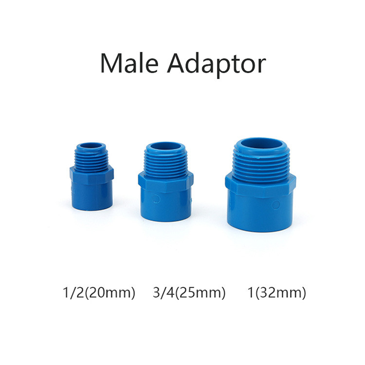 （Fast Delivery）PVC Blue Fittings Coupling/Elbow/Plug/Tee/Adaptor/PVC ...
