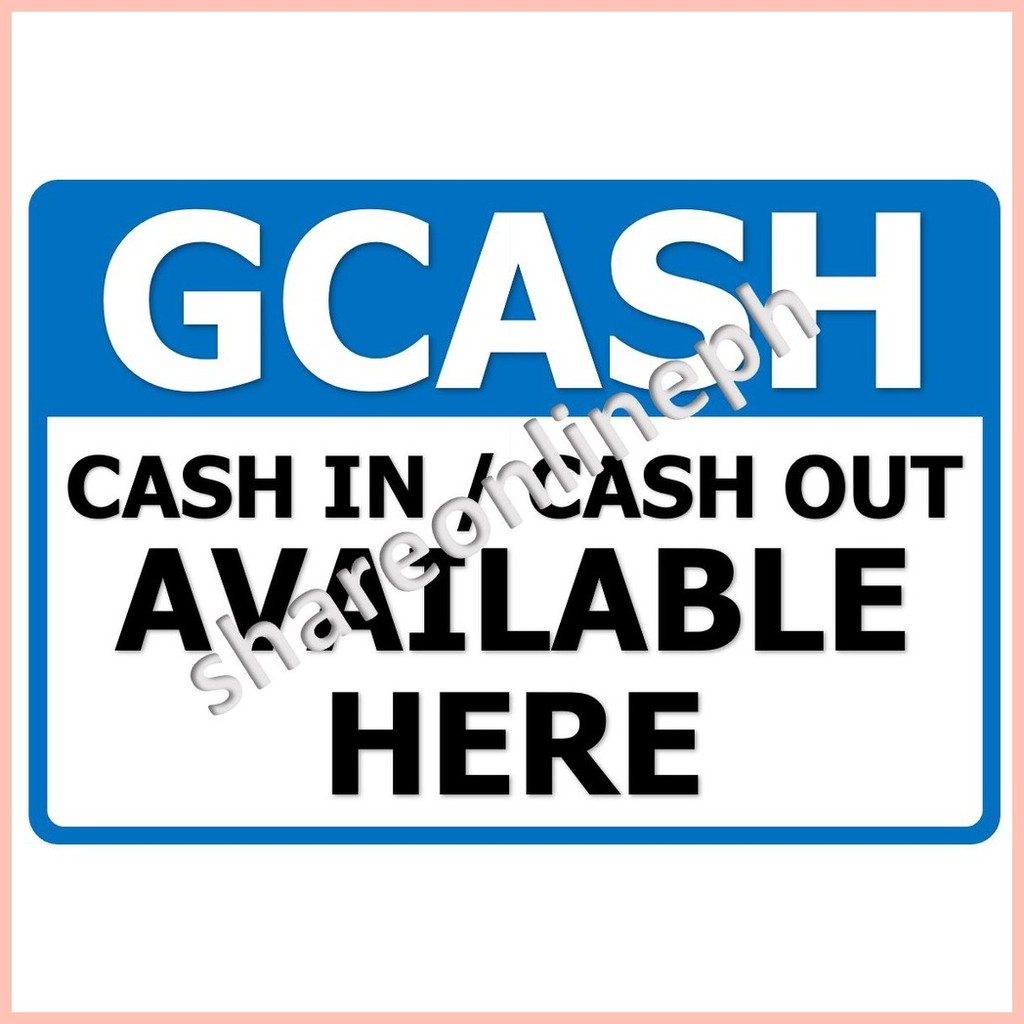 Laminated Signages Gcash Available here Signage Signage Sign Boards ...