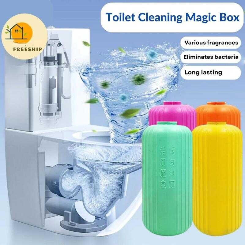 6Pcs Toilet Cleaning Magic Box Household Toilet Cleaner Toilet ...