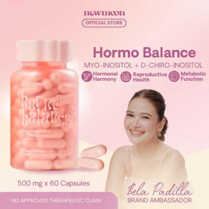 NEW MOON Hormo Balance Myo-Inositol & D-Chiro-Inositol 500Mg 60 ...