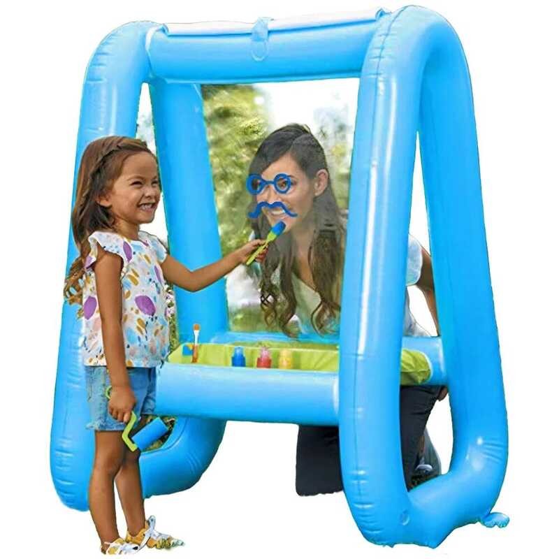Outdoor 3 E Iatable Easel PVC Washable & Indoor Paint Station Reusable ...