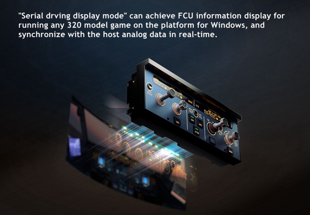 WINWING A320 FCU/EFIS-L/R Flight Control Unit Panel X-Plane Game ...