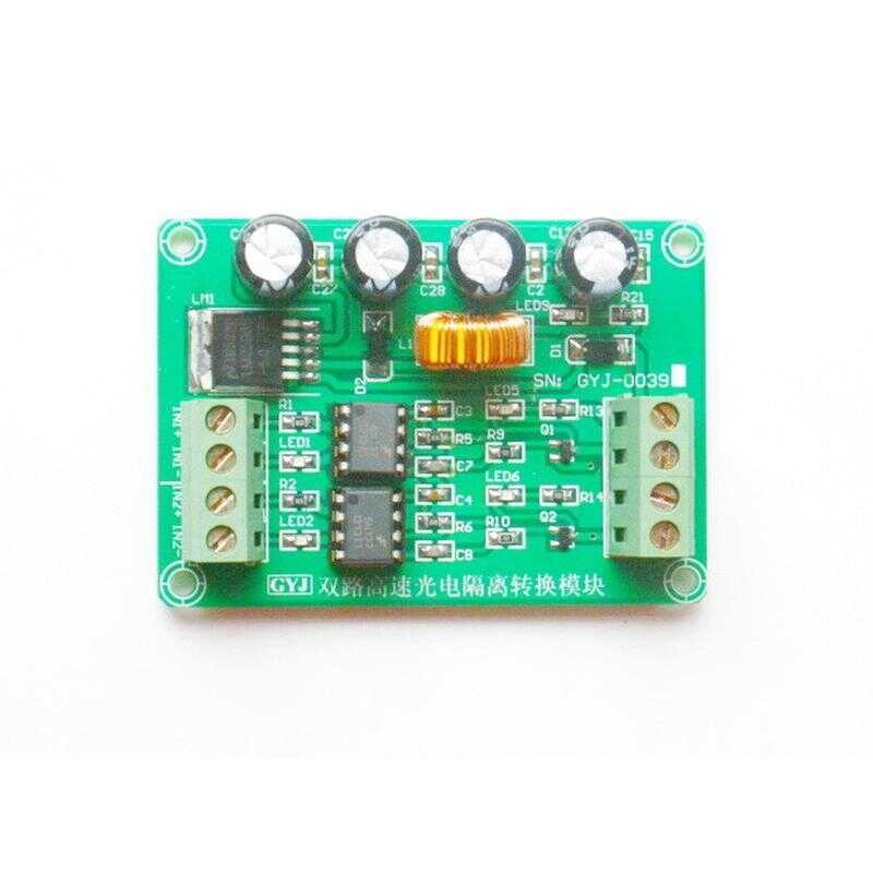Dual High-Speed Optocoupler Module Optocoupler 6N137 Level Conversion ...