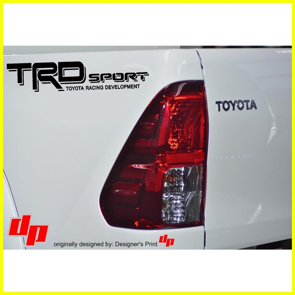 TRD Sticker - Toyota Racing Development Sticker, Universal Sticker, Cut ...