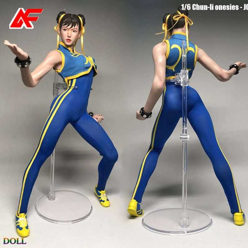 Jo21x-60 1/6 Scale Chun Li Bodysuit Fit For 12'' TBL PH JO Worldbox ...