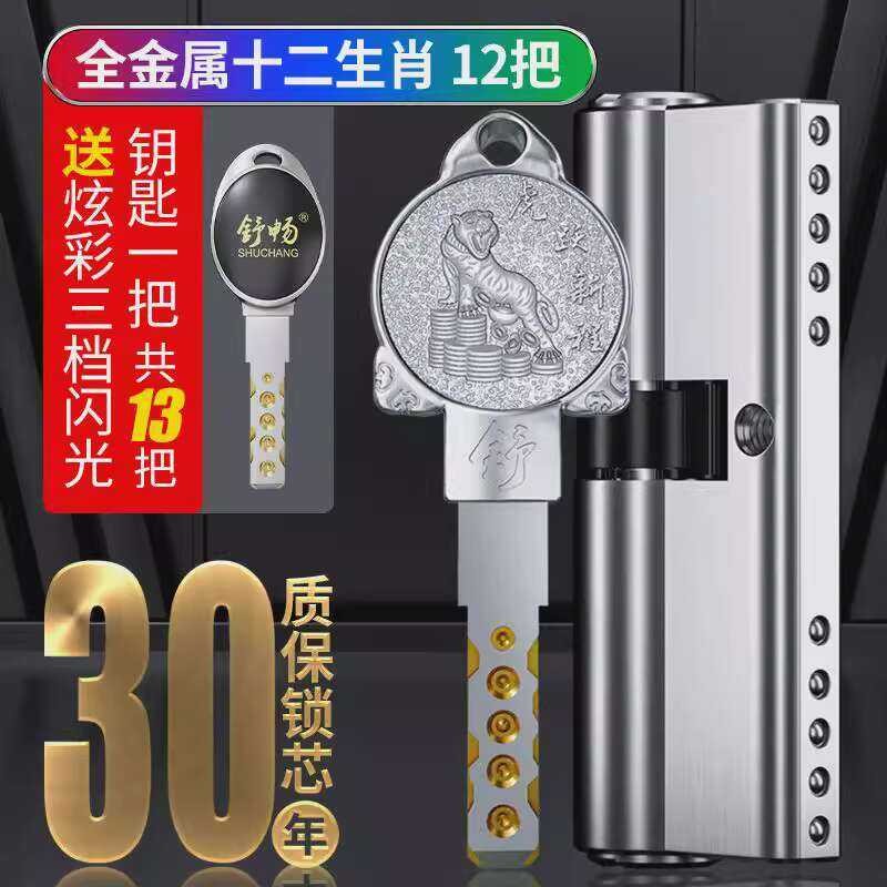 Anti theft 13 keys Super C-class door copper core lock | Shopee Philippines