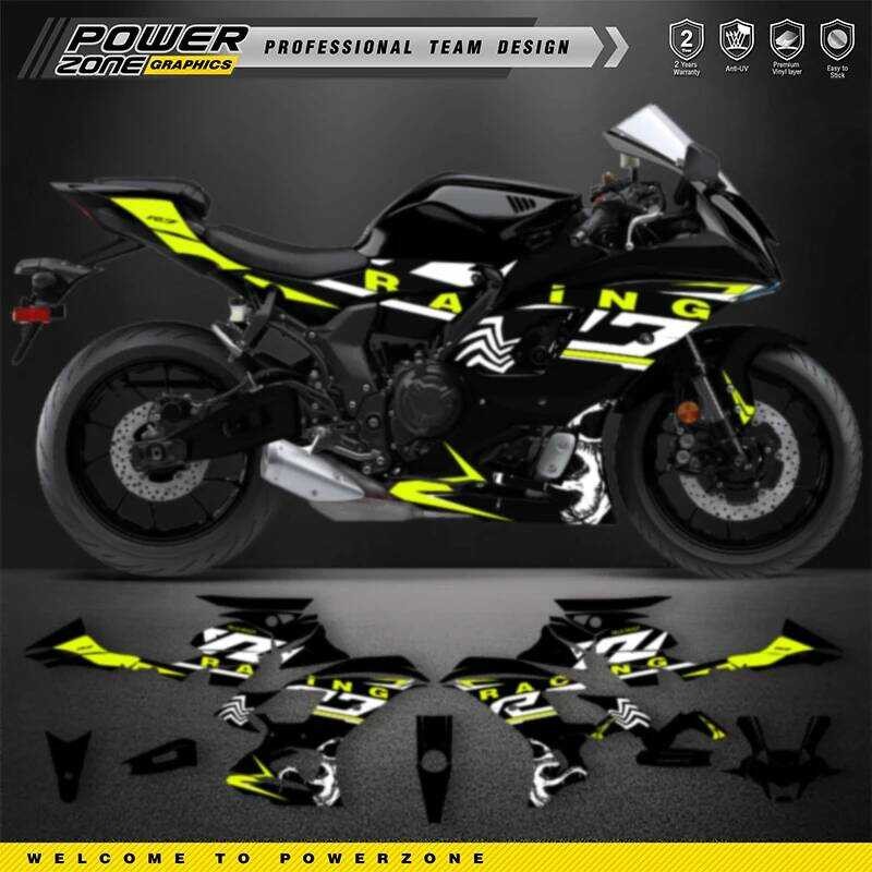 PowerZone Custom Team Graphics Backgrounds Decals For 3M Stickers Kit ...