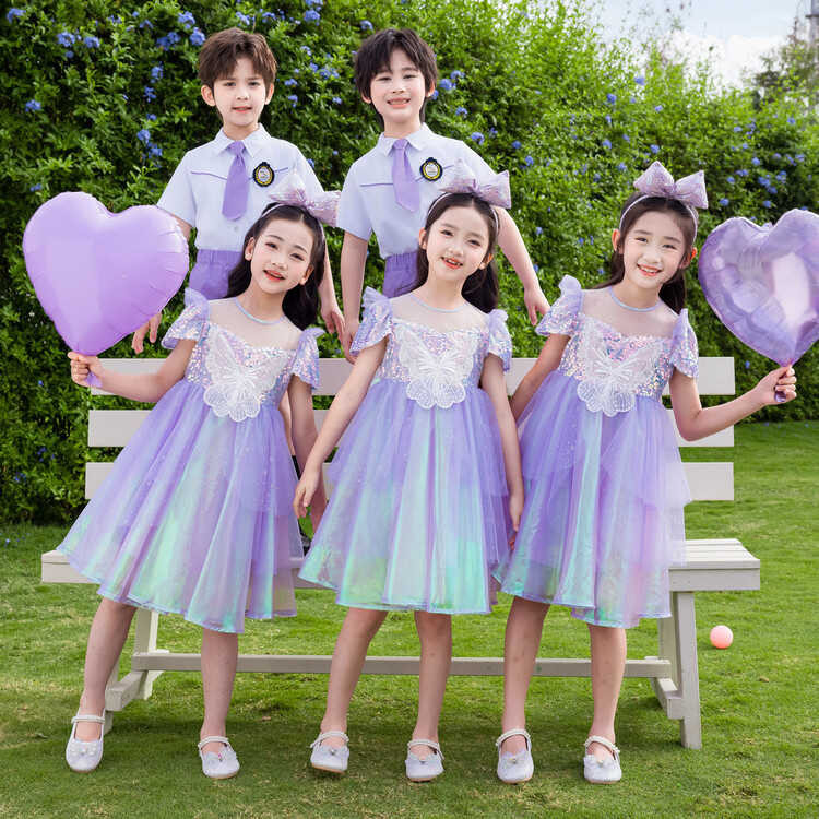 Children's 627 performance costumes for primary school sports meet ...