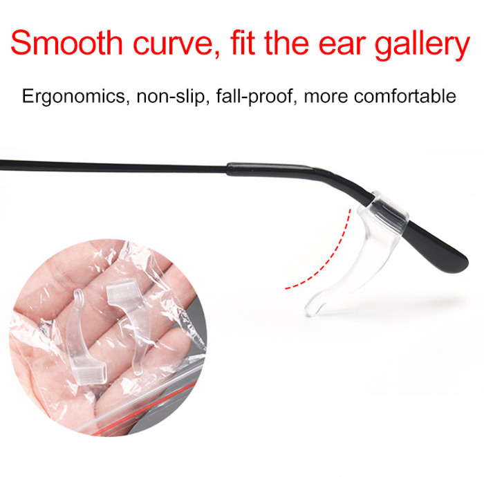 BUY1FREE1】Non-Slip Eyeglass Retainers/Silicone Anti-Slip Glasses Ear ...