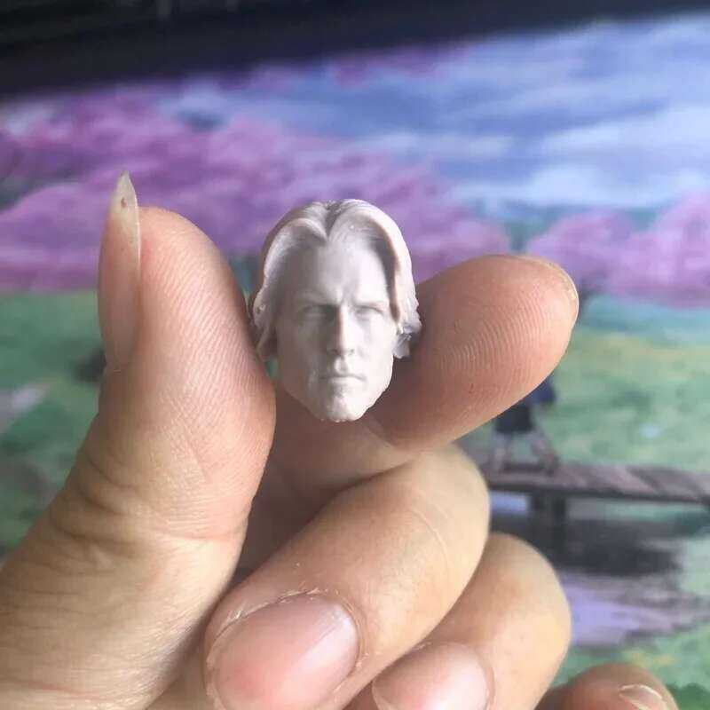 Blank 1/12 Scale The Last Samurai Tom Cruise Head Sculpt Unpainted Fit ...