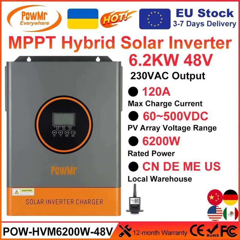 Water COD Proof Powmr W Hybrid V To VAC A Photovoltaic Inverters Max PV ...