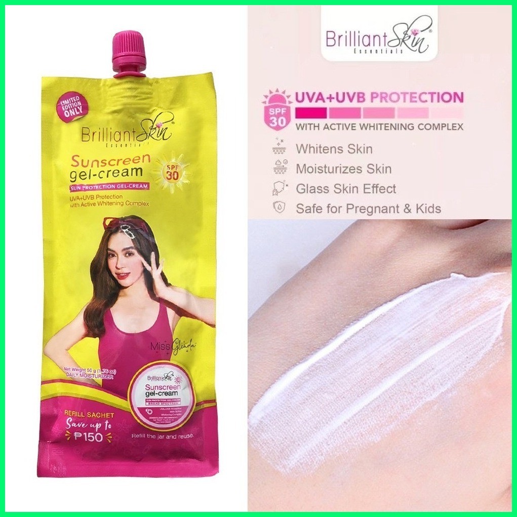 Set Of 3 Sunscreen Gel-Cream 50g Miss Glenda New Pack | Shopee Philippines