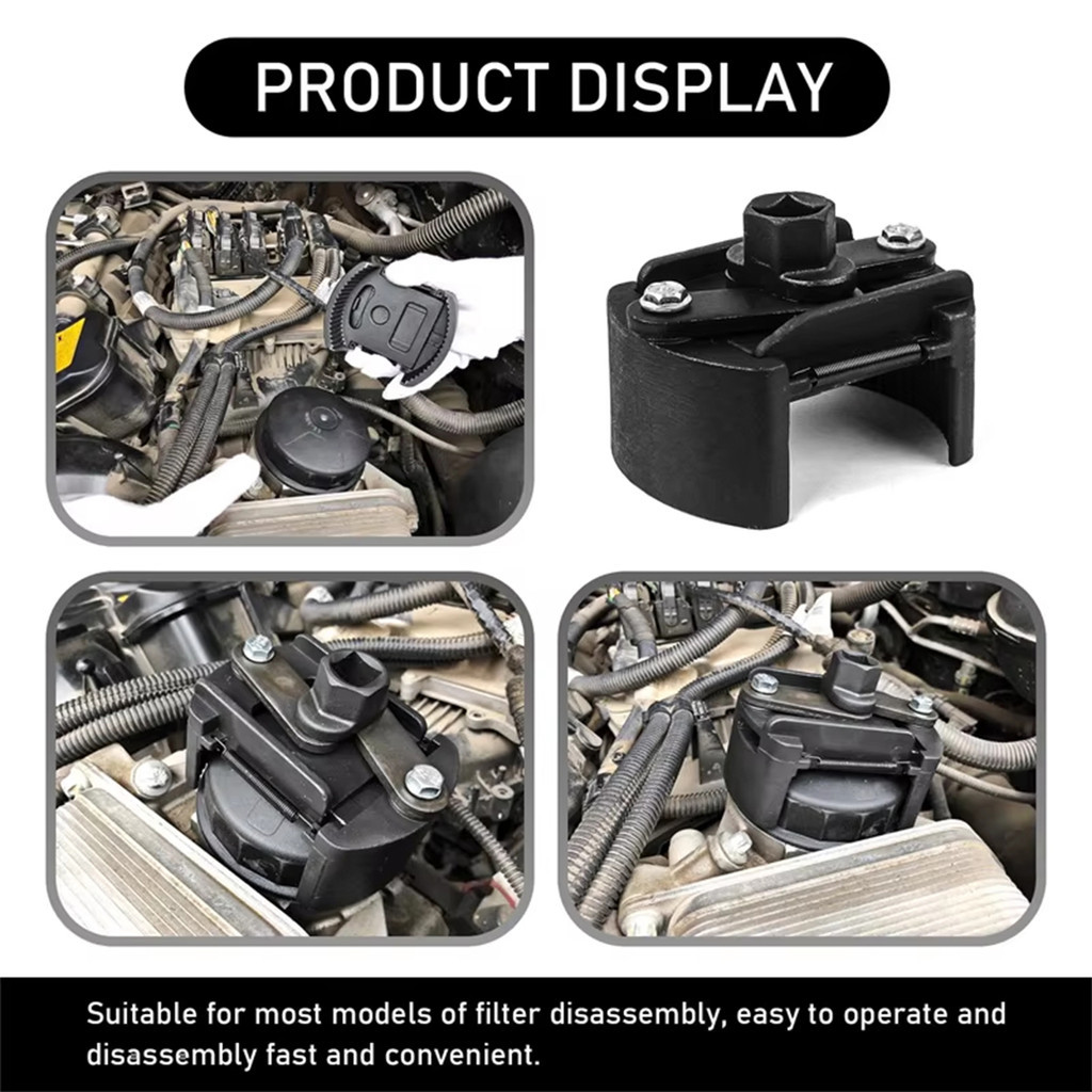 Universal Adjustable Double Jaw Oil Filter Wrench (Filter 60-88mm ...