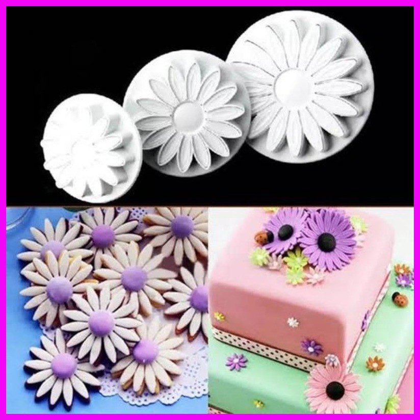 ♣ ① Clay Plunger cutter | Fondant cutter plunger | Flower plunger ...