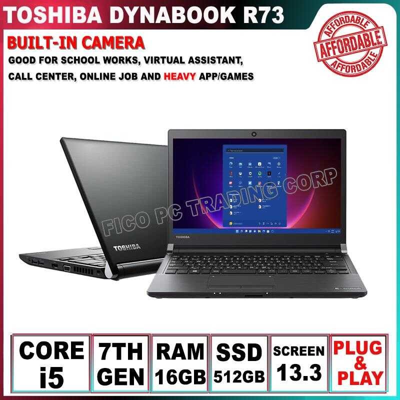 Toshiba Dynabook R73 13.3 Inches Core I5 7Th GEN Ddr4 16Gb RAM 512Gb ...