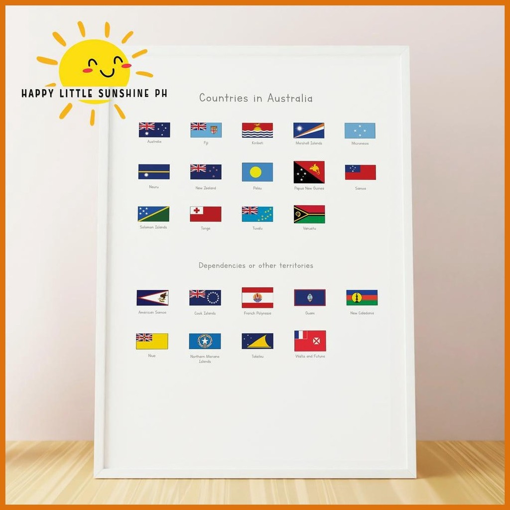 Happy Little Sunshine PH | World Flags, Countries per Continent Flag ...