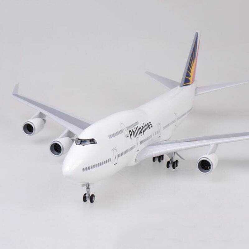 々 31447CM 747 B747 Model Philippines Aires With Landing Gear Wheels ...