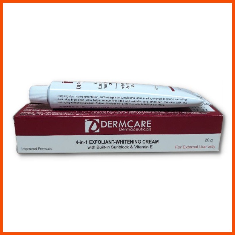 Authentic Dermcare 4in1 Exfoliant Whitening Cream with built in ...