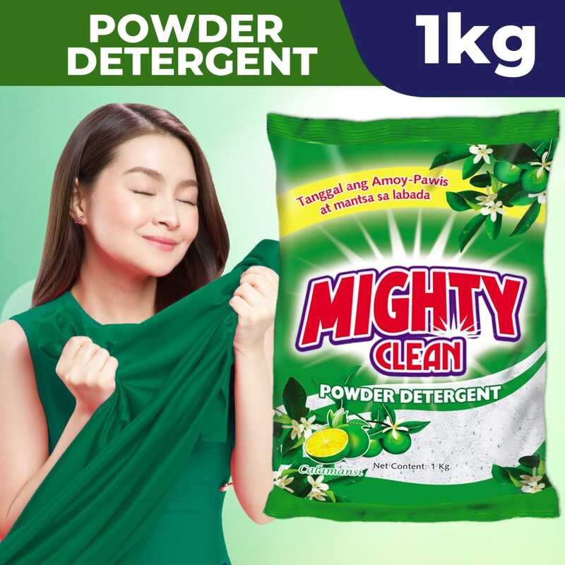 Mighty Clean Detergent Calamansi - Powder (Green) 1 Kilo | Shopee ...