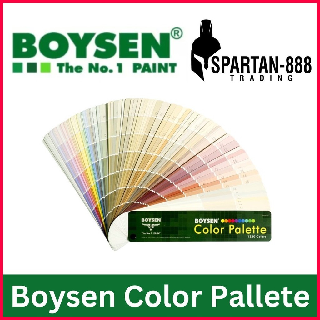 Boysen Color Palette Color Chart | Shopee Philippines