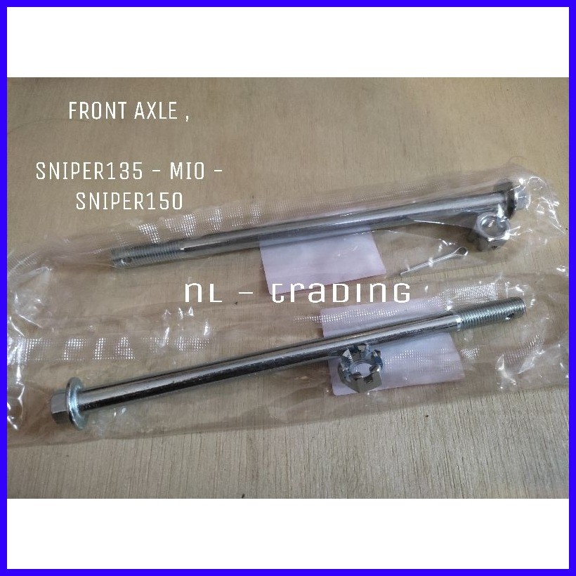 FRONT AXLE | SNIPER135 - MIO - SNIPER150 , SNIPER155 | Shopee Philippines
