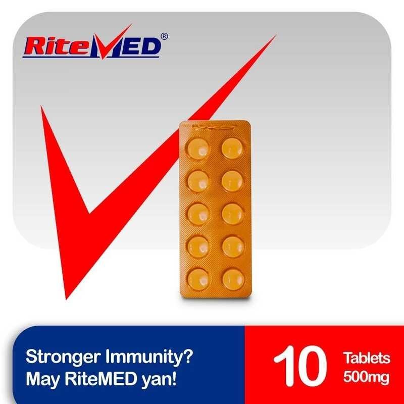 Ritemed Ascorbic Acid 500Mg 10 Tablets (Vitamin C) e2f 4c 94 | Shopee ...