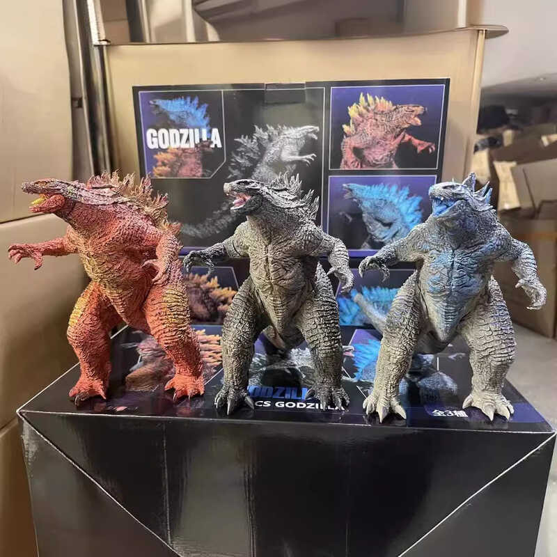 King Of Monsters GODZILLA Er Giant Godzilla Red Lotus Blue Lotus Shaped ...