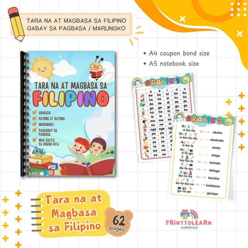 Tara Na At Magbasa Sa Filipino Gabay Pagbasa Para Kindergarten Grade 1 ...