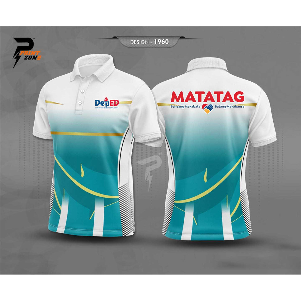 DEPED MATATAG POLO SHIRT UNIFORM FULL SUBLIMATION POLO FOR WOMEN AND ...
