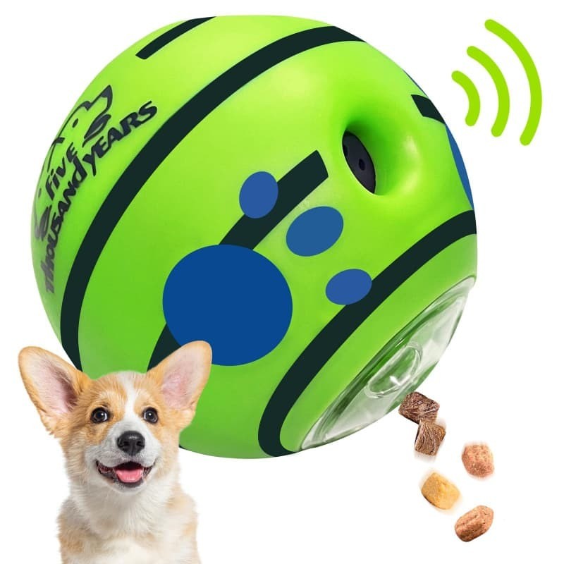 Durable Wobble Giggle Ball for Dogs Heavy Duty Chew Proof Treat ...