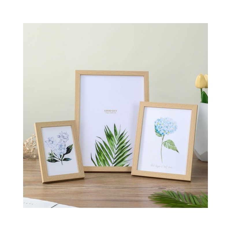 Picture Frame 5‘’-7‘’/A4 Home Decor Wooden Picture Frame Wall Decor ...
