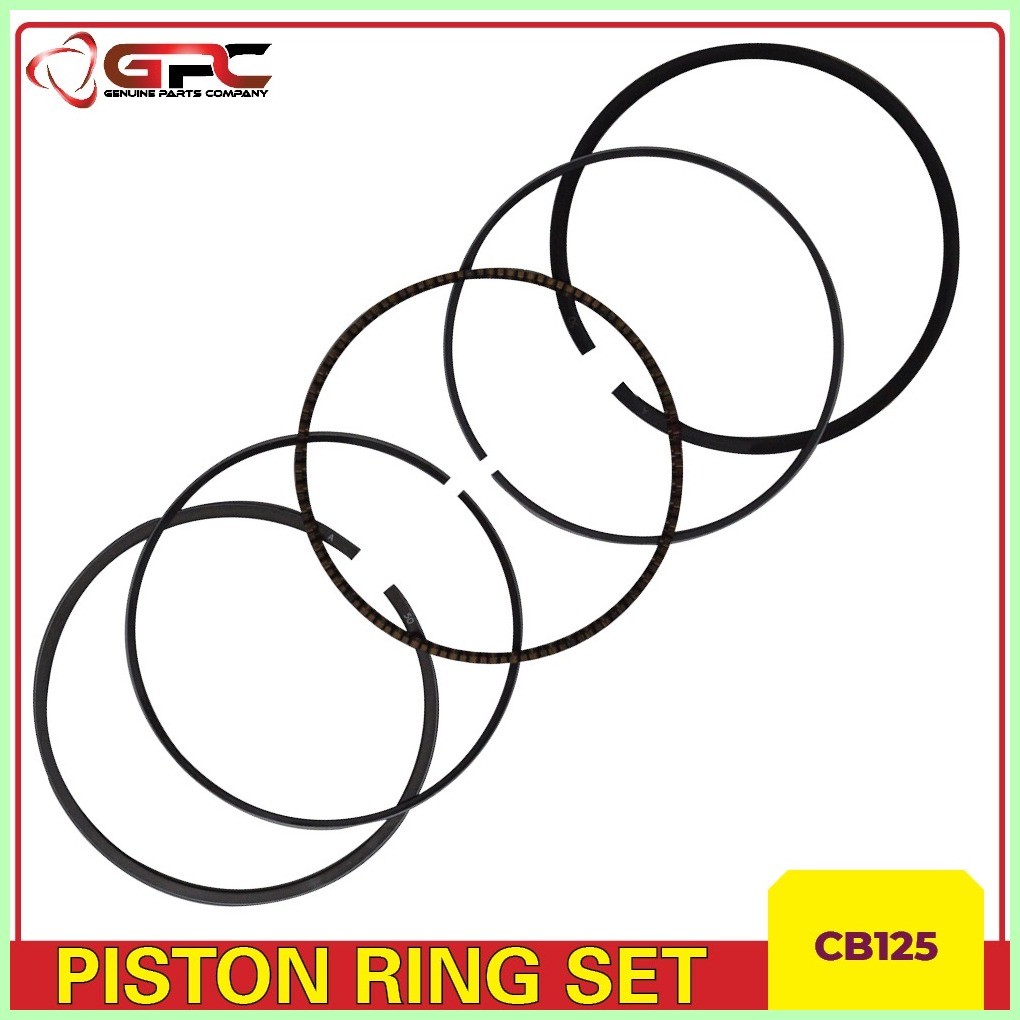 GPC CB125 Piston Ring Set [STD / 0.25 / 0.50 / 0.75 / 1.00] | Shopee ...