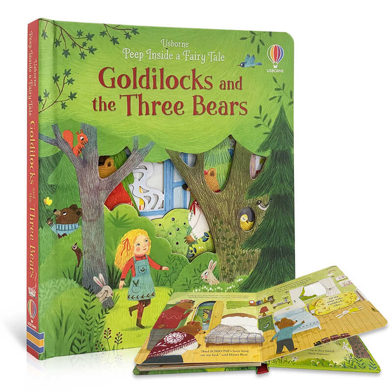 Usborne Peep Inside A Fairy Tale Goldilocks And Three Bears Lift The ...