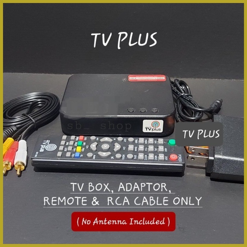 ๑ ♂ TV PLUS BLACK BOX ( No Antenna Included ) | Shopee Philippines