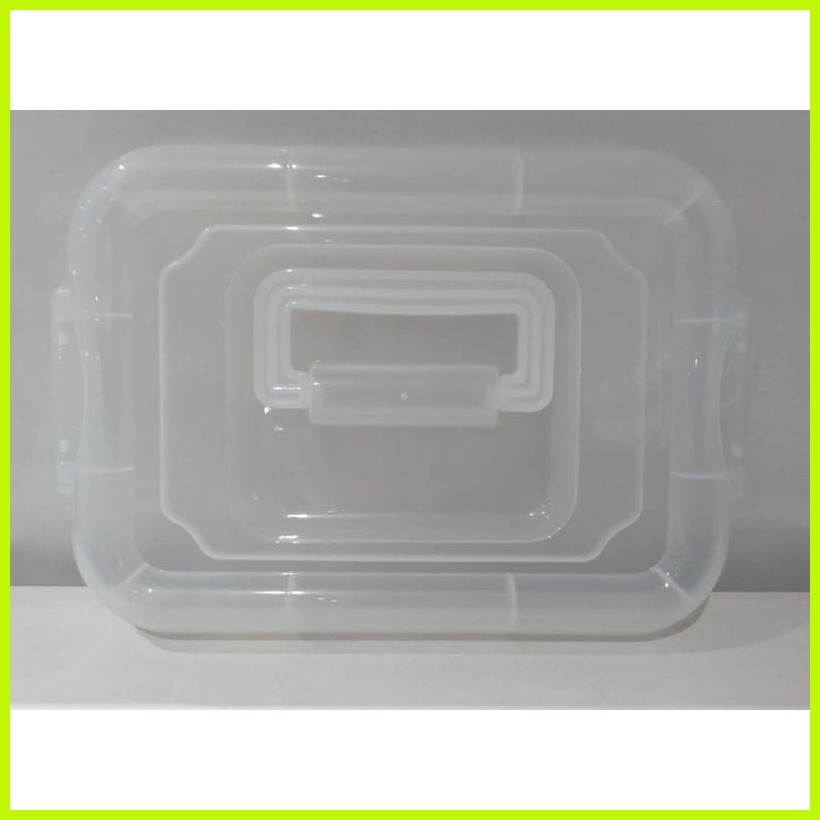 Megabox 18L Storage Box ( Clear and Light Blue ) | Shopee Philippines