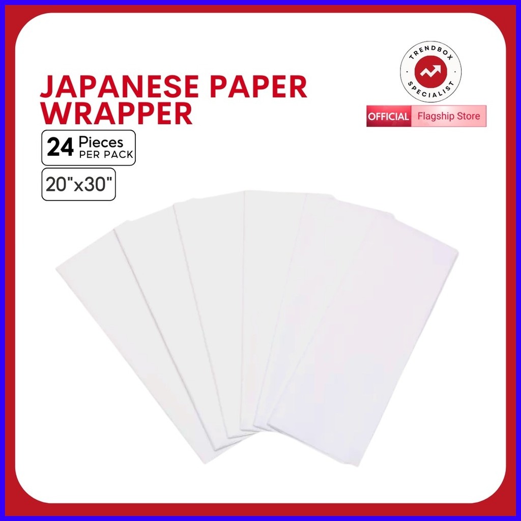 Trendbox 20"x30" Japanese Paper Tissue Paper Gift Wrapper 24pcs ...