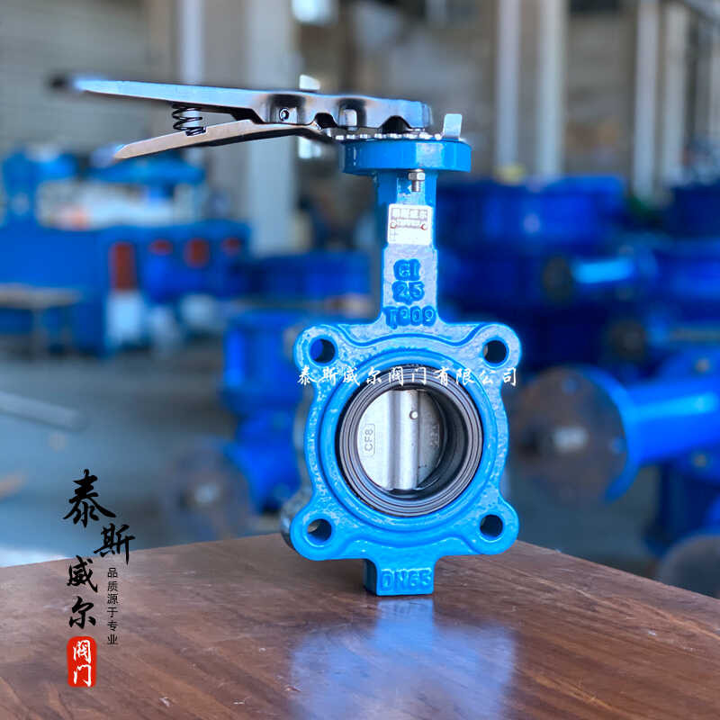 304 manual lug type threaded LT butterfly valve LTD71XP-150LBQ DN50/65 ...