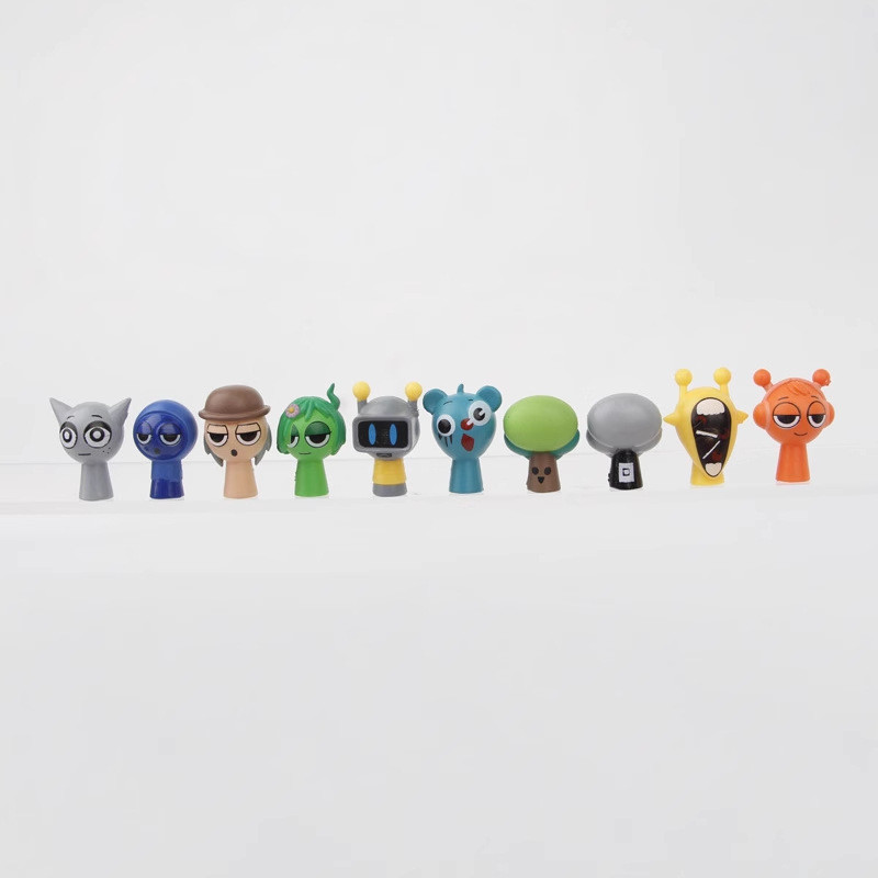 Sprunki Chibi Rhythm Box 48in1 Abs Blind Box Figures Collectors Set ...