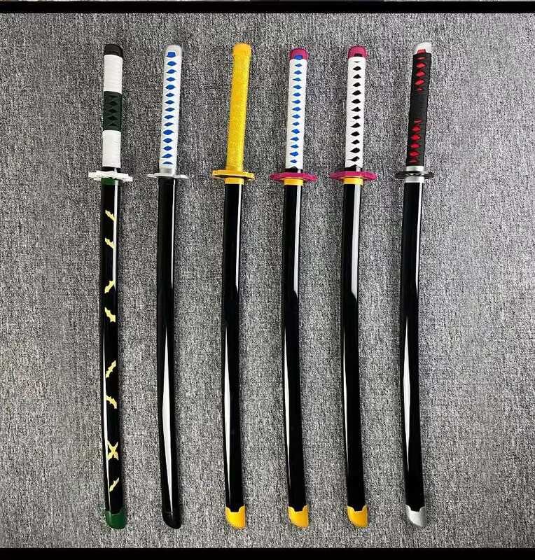104Cm Demon Slayer Katana Swords Tanjirou Zenitsu Katana Fake Sword ...