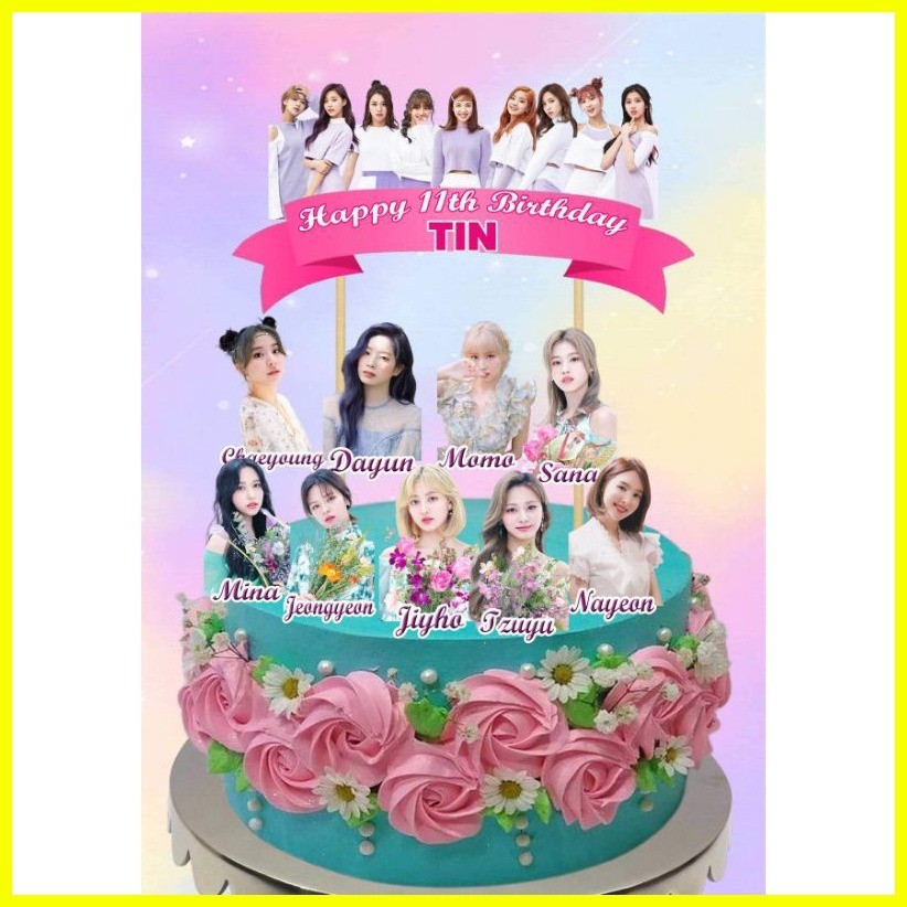 Twice Cake Topper with Name | Shopee Philippines