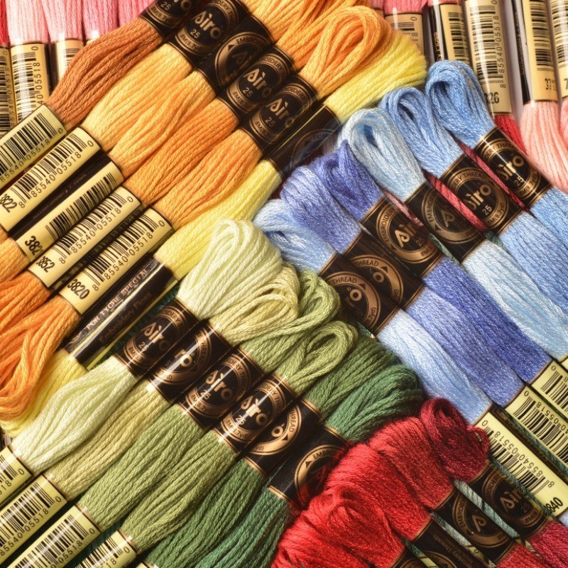 24pcs Colors Dmc Thread Cross Stitch Crosstitch Thread Cross Stitch Set ...