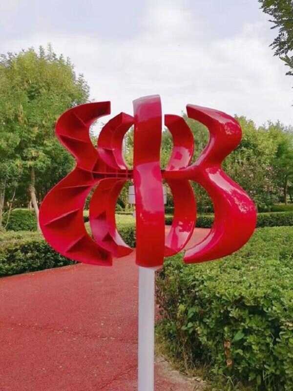 Red Gourd 5-Blade 12V 24V Turbine New Energy Home Outdoor RV Wind and ...