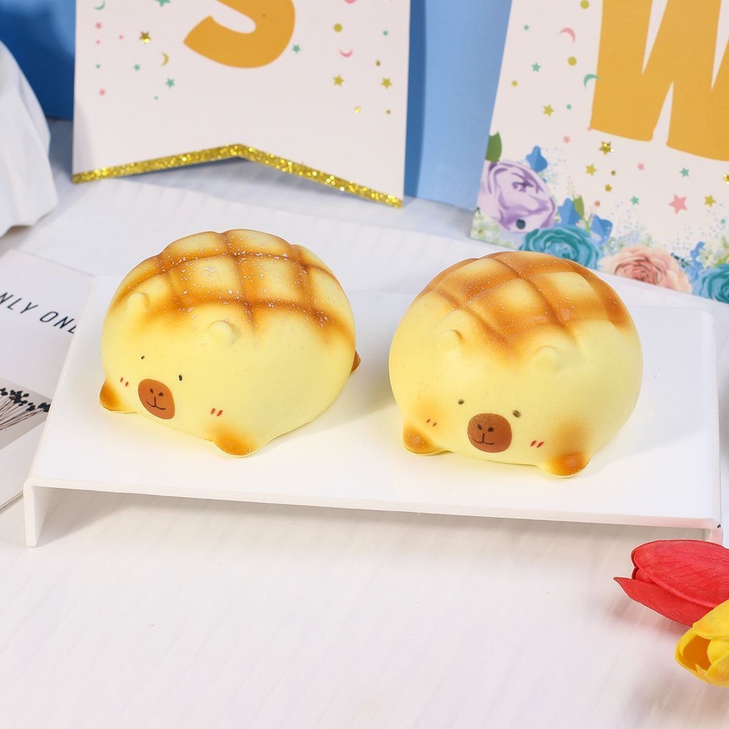 Creative Bread Capybara Squeeze Toy Capybara Plush Toy with Bread Scent ...
