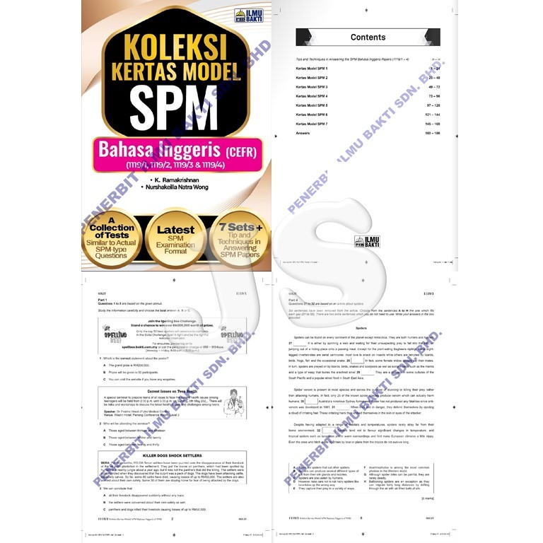 SPM MODEL PAPER COLLECTION LEVEL 4 & 5 KSSM 2025 MATHEMATICS / HISTORY ...