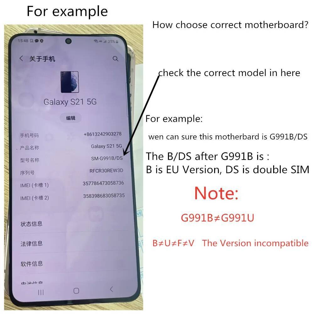 Tested Fully For Galaxy S20 FE 4G G780F Motoard Unlocked S20FE 5G G780 ...